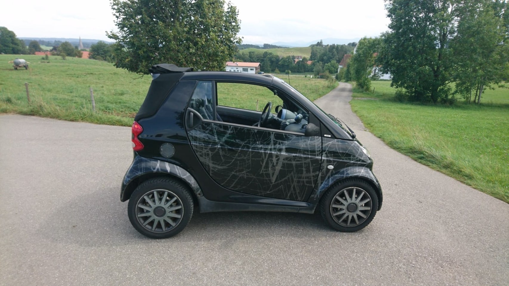 Smart Cabrio scratch black zuinige auto cabrio & pulse 2003 Benzine ...