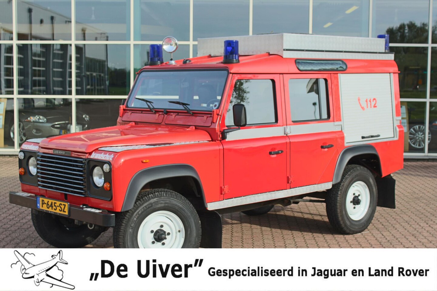 Land Rover Defender 3.5 110" County Brandweer Rosenbauer ombouw 25.203 ...