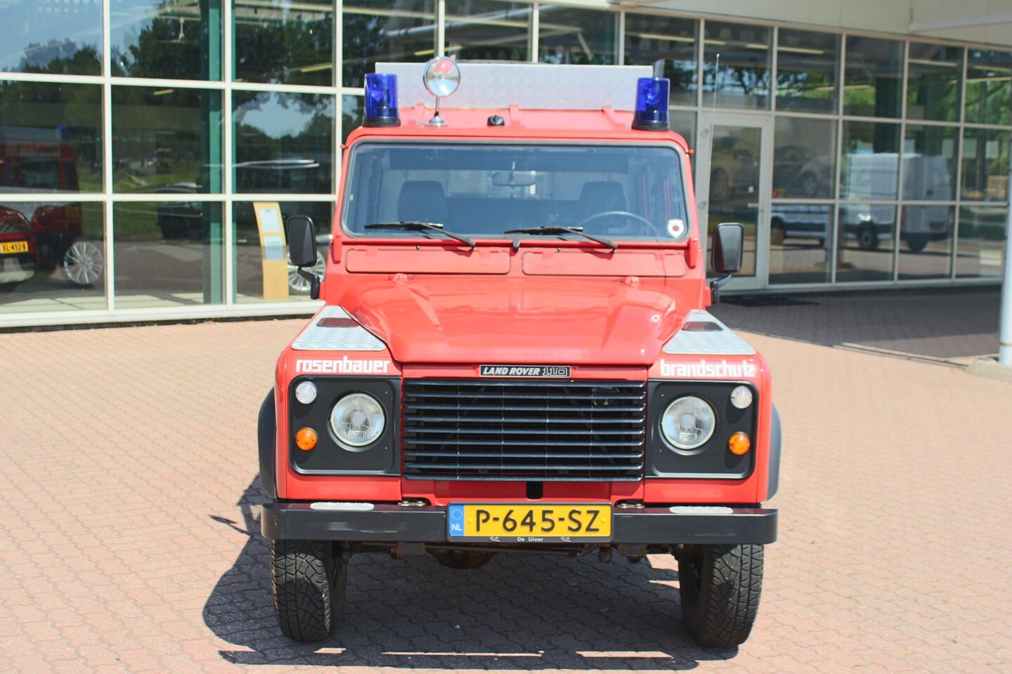 Land Rover Defender 3.5 110" County Brandweer Rosenbauer ombouw 25.203 ...