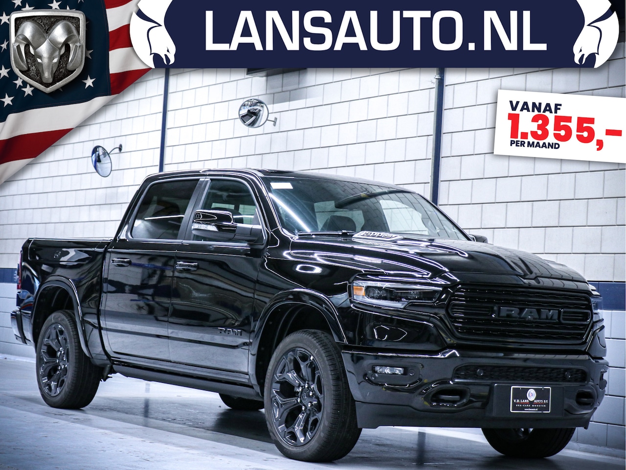 Dodge Ram 1500 Crew Cab Limited Night Edition Rambox | Digitale cluster ...