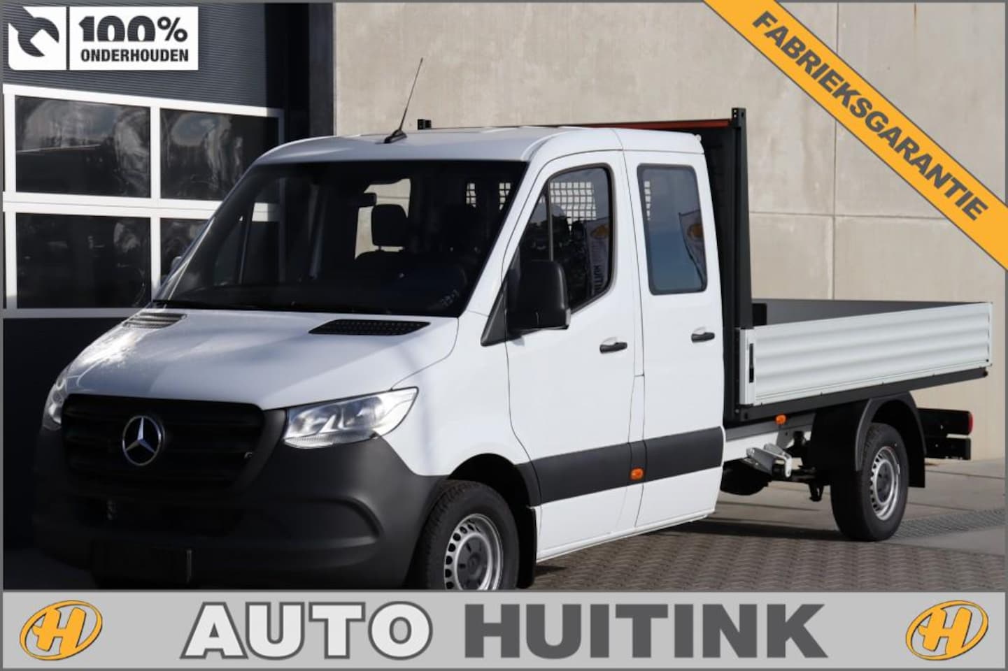 Mercedes-Benz Sprinter 315 CDI Dub Cab L3 Open laadbak RWD 7 persoons ...