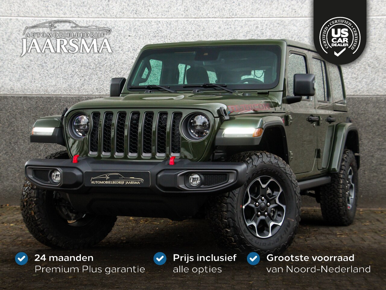 Jeep Wrangler 4-Door Rubicon | Grijs kenteken |Adaptive Cruise Control ...