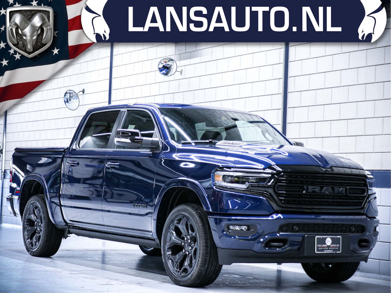 Dodge Ram 1500 Crew Cab Limited Night Edition | Luchtvering | Head-up ...