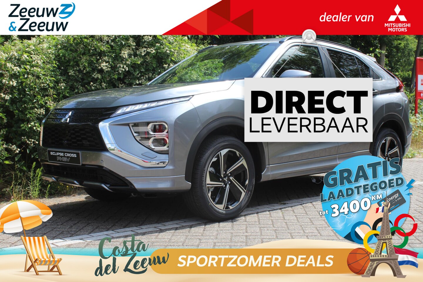 Mitsubishi Eclipse Cross 2.4 PHEV Executive | € 8000 , - VOORRAAD KORTING | op = op AUTOMAAT ...