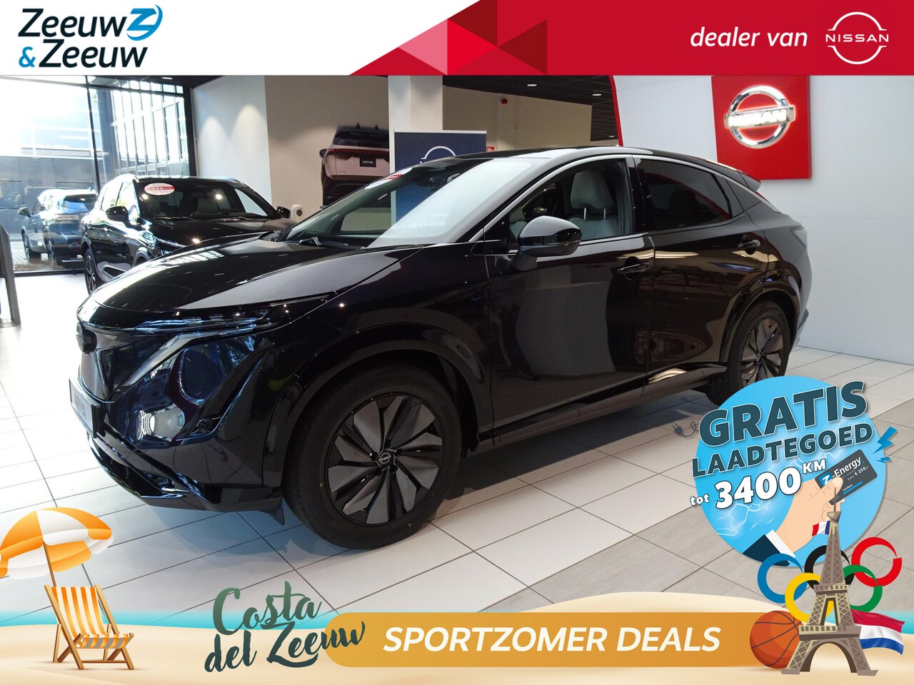 Nissan Ariya Evolve 91 kWh | 22 kWh Lader | PRO PILOT | BEIGE Leder ...