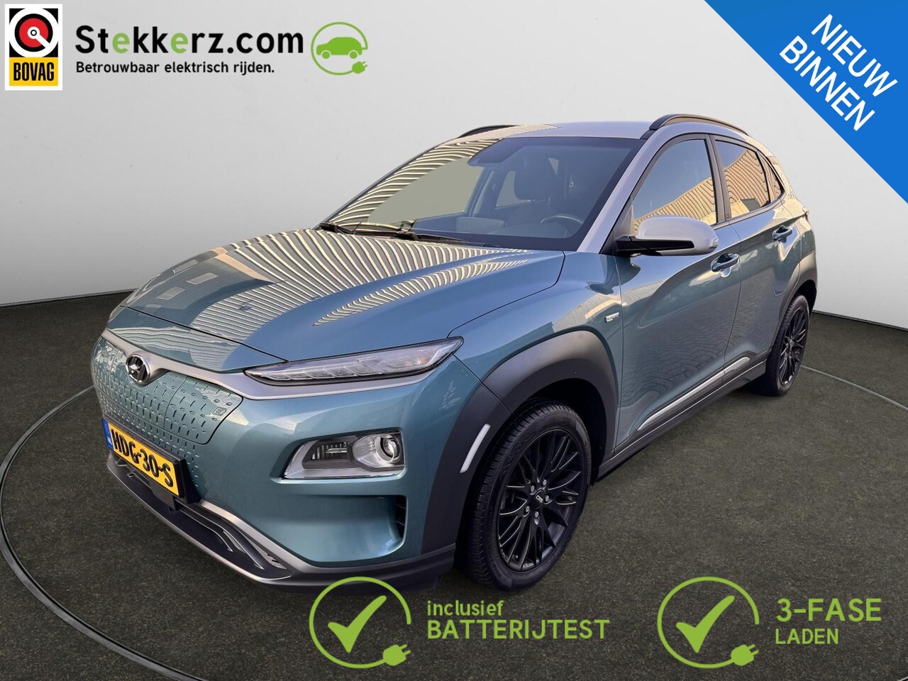 Hyundai Kona Electric EV Comfort Smart 64 kWh SOH 99, 8%, Stoelverwarming, Warmtepomp 2020 ...