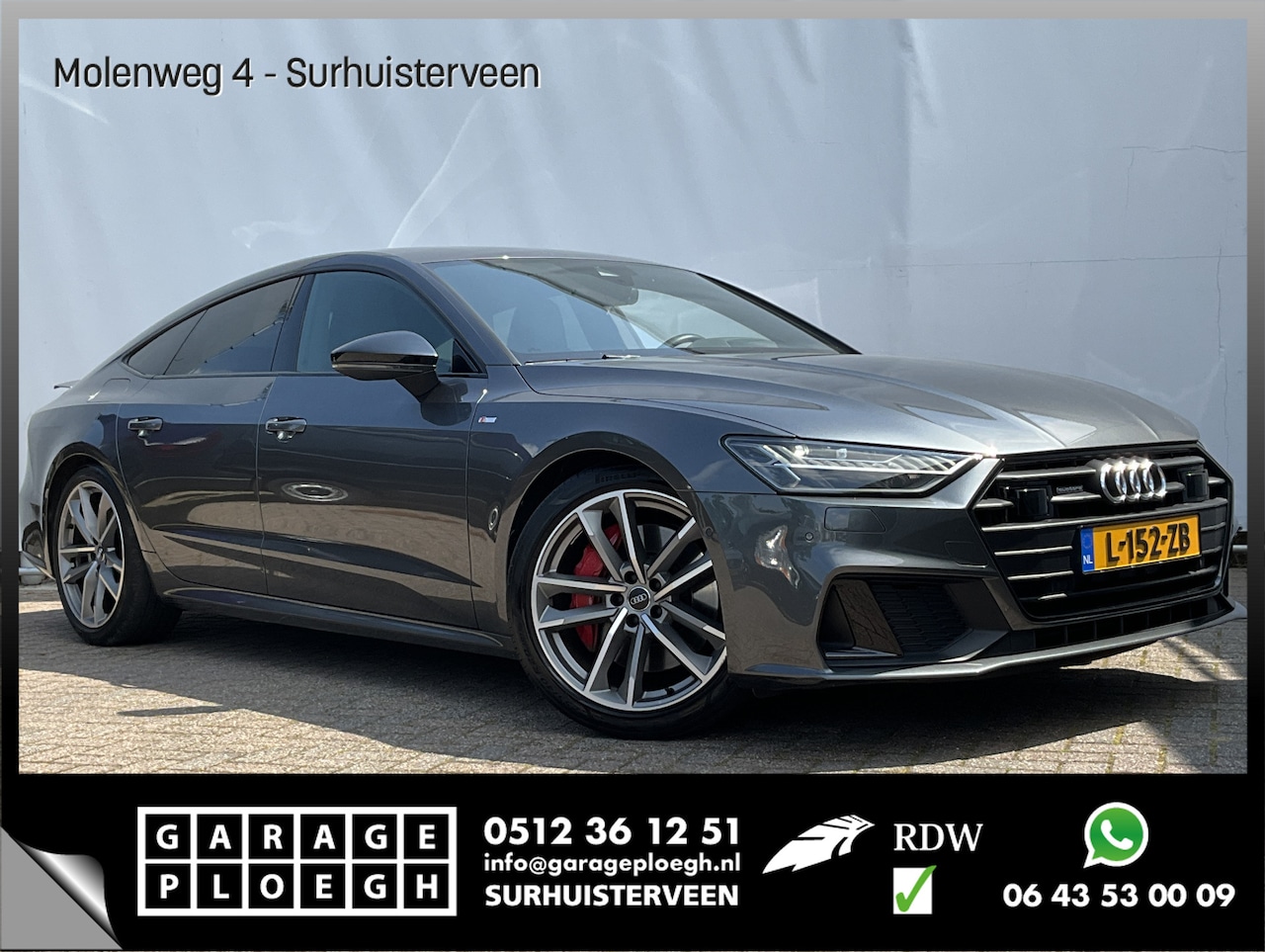 Audi A7 Sportback 55 TFSI E Quattro PHEV Competition S-Line RS-zetels 20inch Camera S-Edition ...