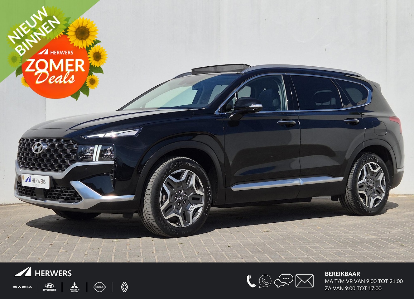 Hyundai Santa Fe 1.6 T-GDI PHEV Plug-in Premium Sky 7p. Automaat / HUD / Glazen schuif- en ...