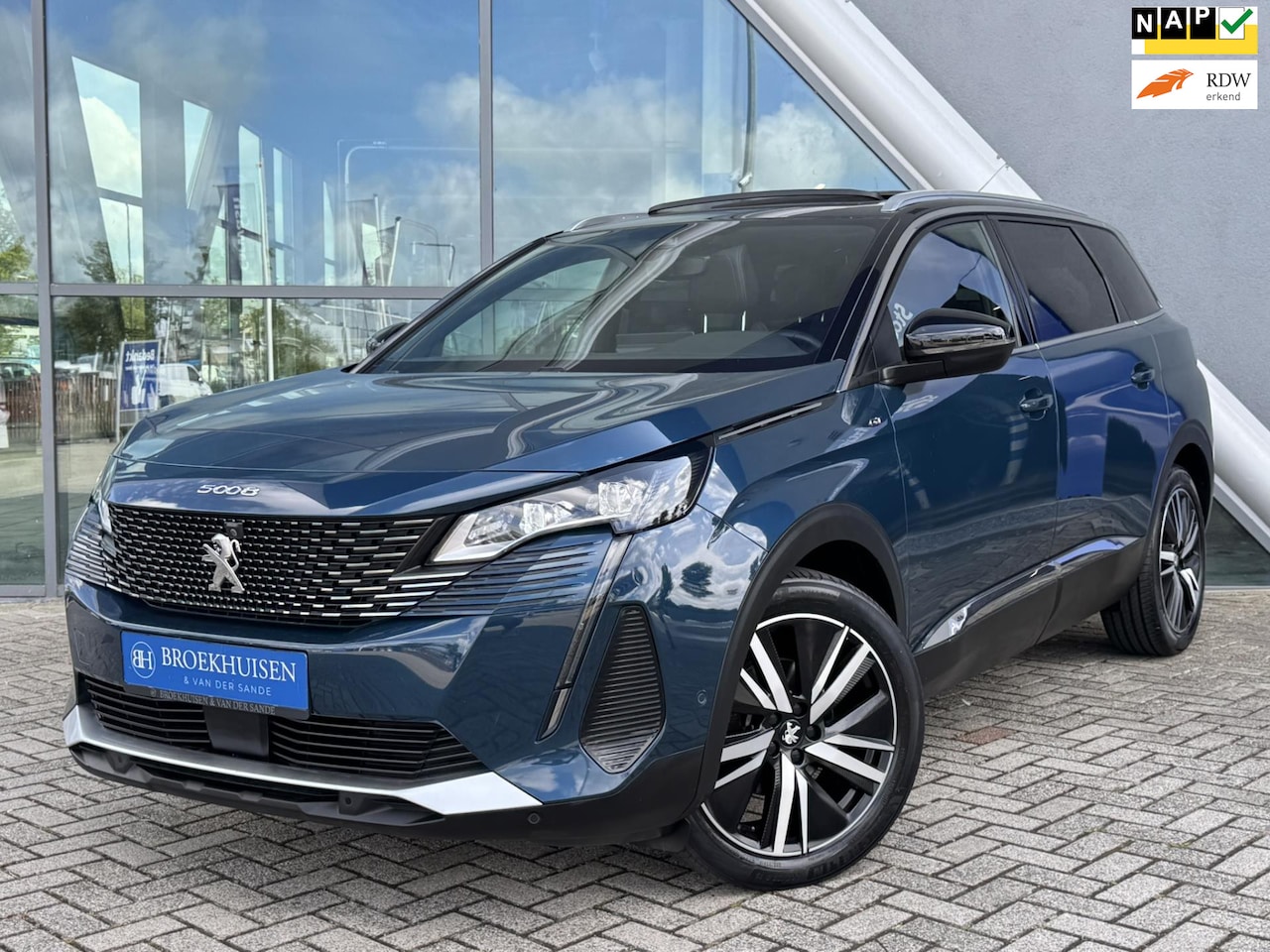 Peugeot 5008 1.2 PureTech GT 131pk Panoramadak / Trekhaak / Rondzicht Camera / Focal Audio 2022 ...