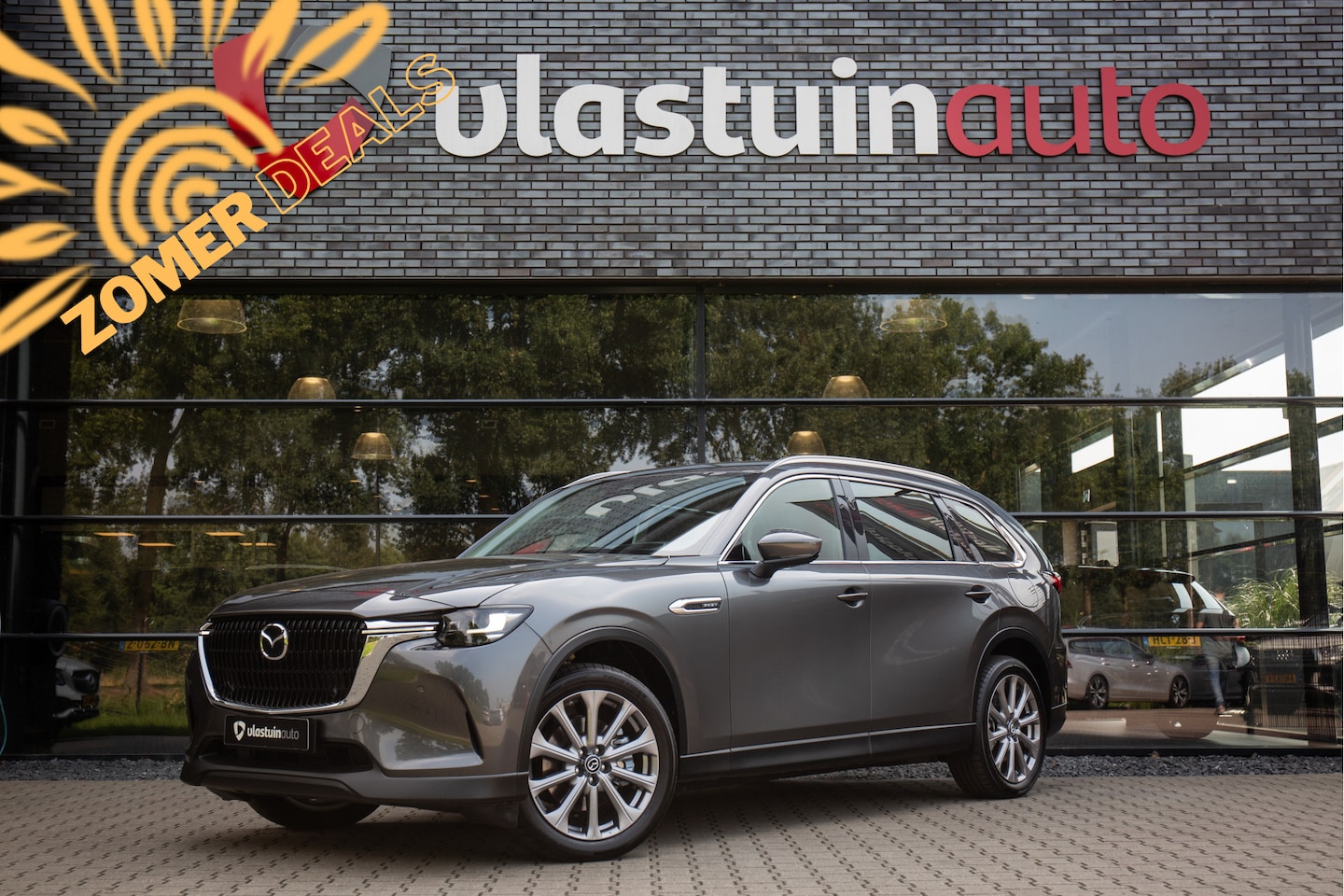 Mazda CX-80 2.5 e-SkyActiv PHEV Exclusive-Line , HUD, Camera, 7-persoons, Stuur- en ...