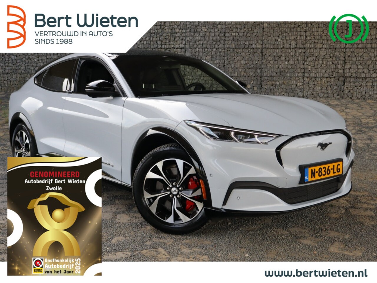 Ford Mustang Mach-E AWD 75 kWh | Geen import | 360 camera | Panorama ...
