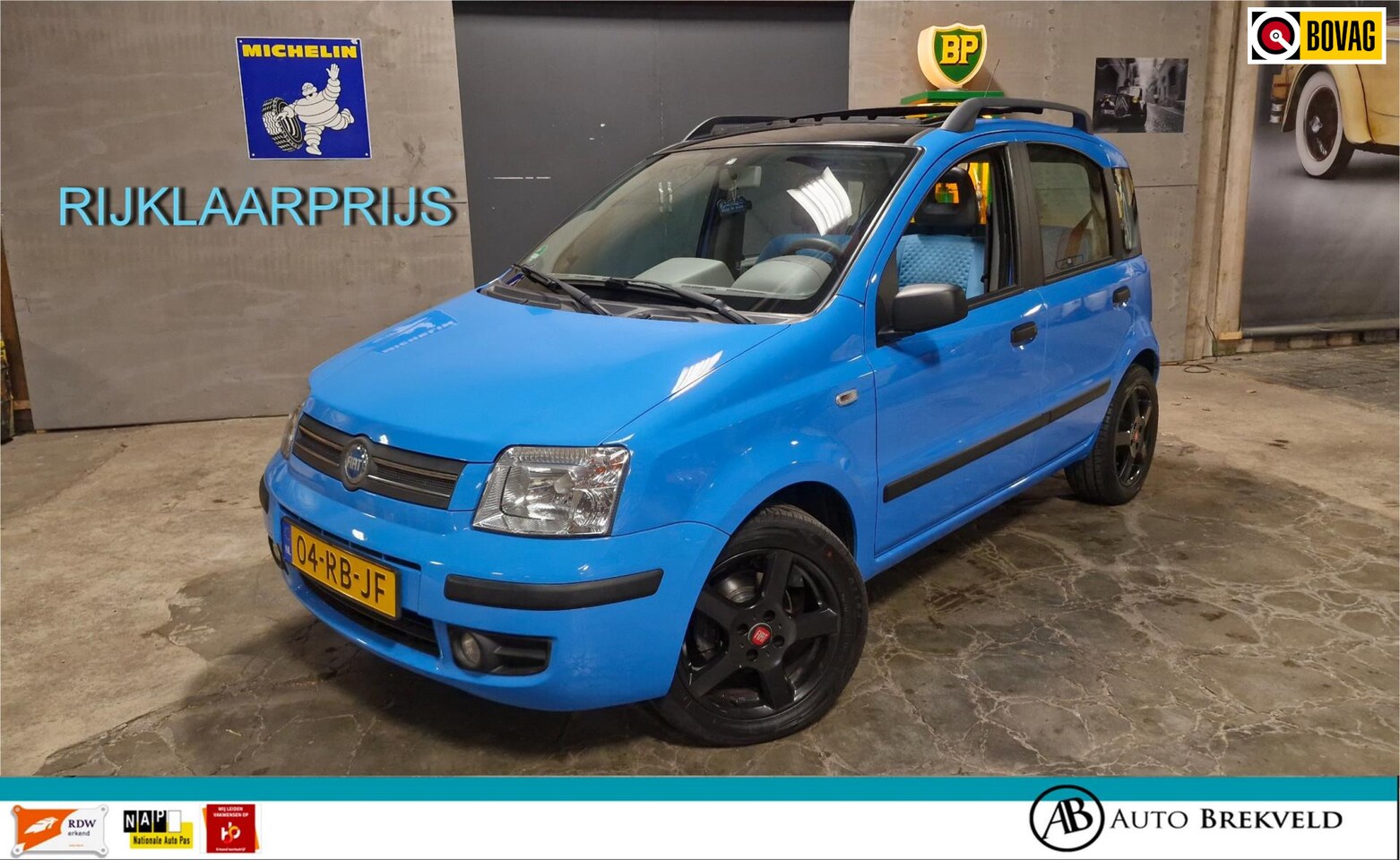 Fiat Panda 1.2 Class 60PK | Rijklaarprijs | Schuif/pano-dak ...