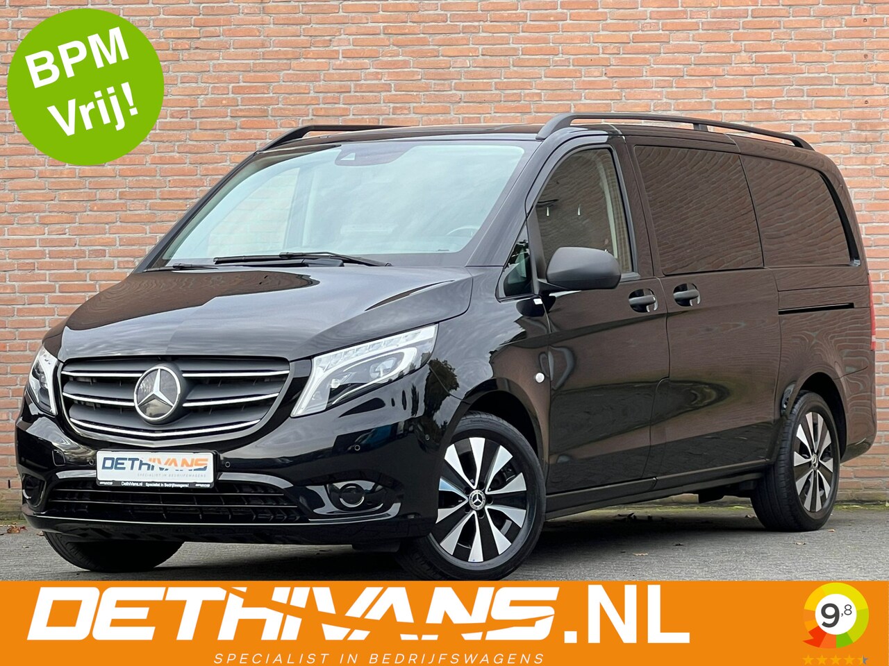 Mercedes-Benz Vito 119CDI 190PK Dubbelcabine Lang / 2x Schuifdeur ...
