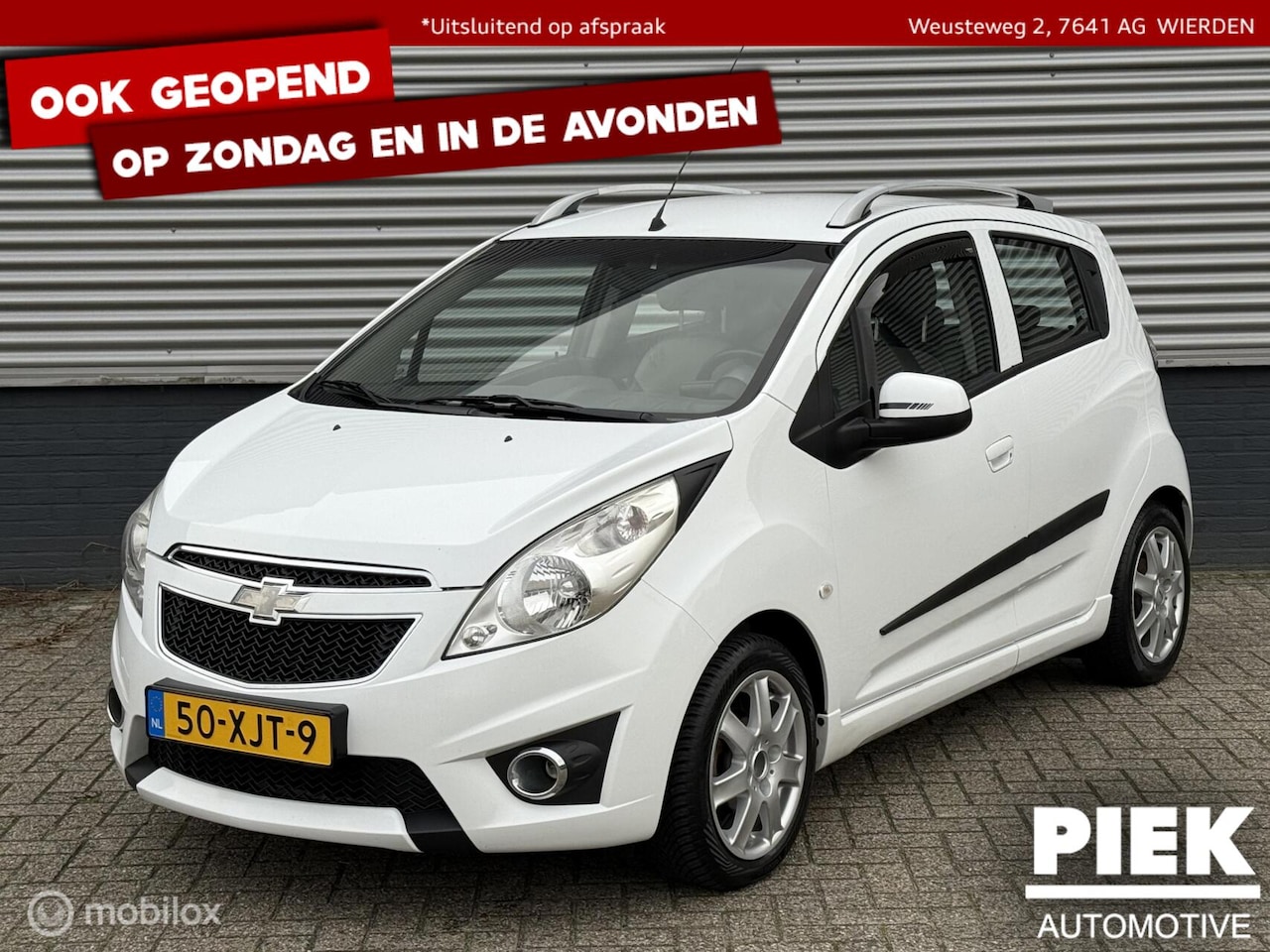 Chevrolet Spark 1.0 16V LT White Limited Edition Bi-Fuel 2012 Benzine ...