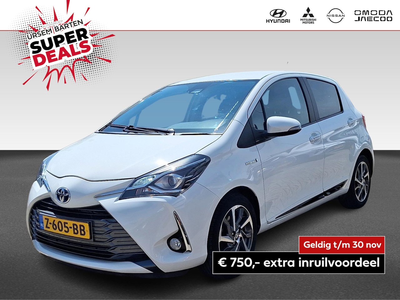 Toyota Yaris 1.5 Hybrid Y20 Automaat | Camera | Clima | Keurige auto Van €14.430 voor €13.730 ...