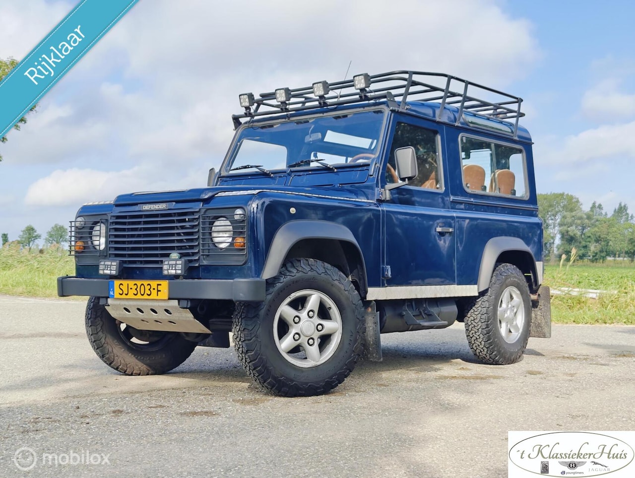 Land Rover Defender 90 HT 2.0 16v 136pk 6 persoons 1997 LPG - Occasion ...