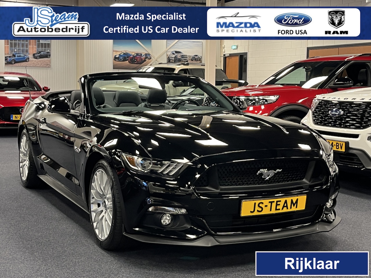 Ford Mustang Convertible 5.0 V8 GT 422PK Automaat Custom Pack Brembo ...