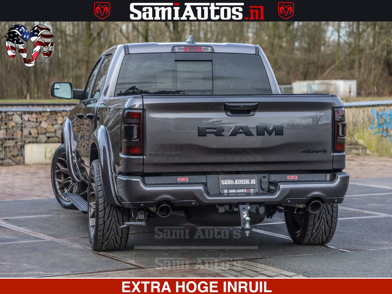 Dodge Ram 1500 Laramie Sport 5.7 V8 HEMI 402PK 4x4 | Panorama dak | 12 ...