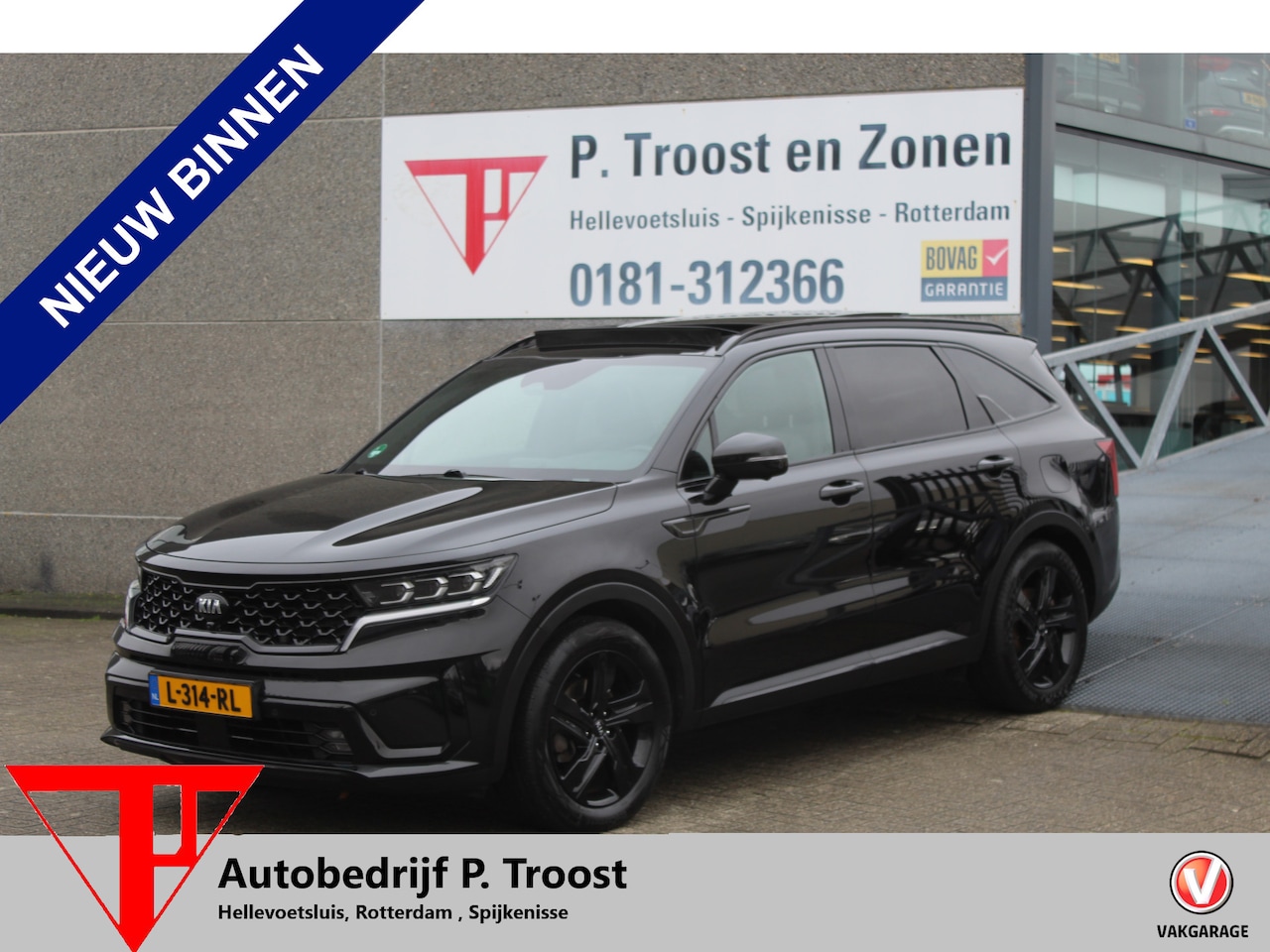 Kia Sorento 1.6 T-GDI Plug-in Hybrid 4WD ExecutiveLine 7p. | Black on ...