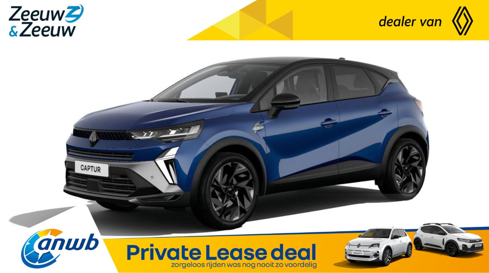Renault Captur (ANWB Private Lease Actie v.a. € 479, -) E-Tech full ...